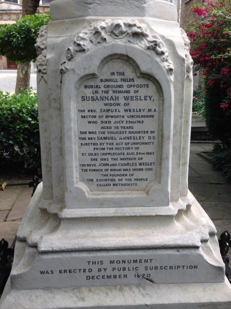 2013-09-26 Monument to Susanna Wesley - Thou Art The Man